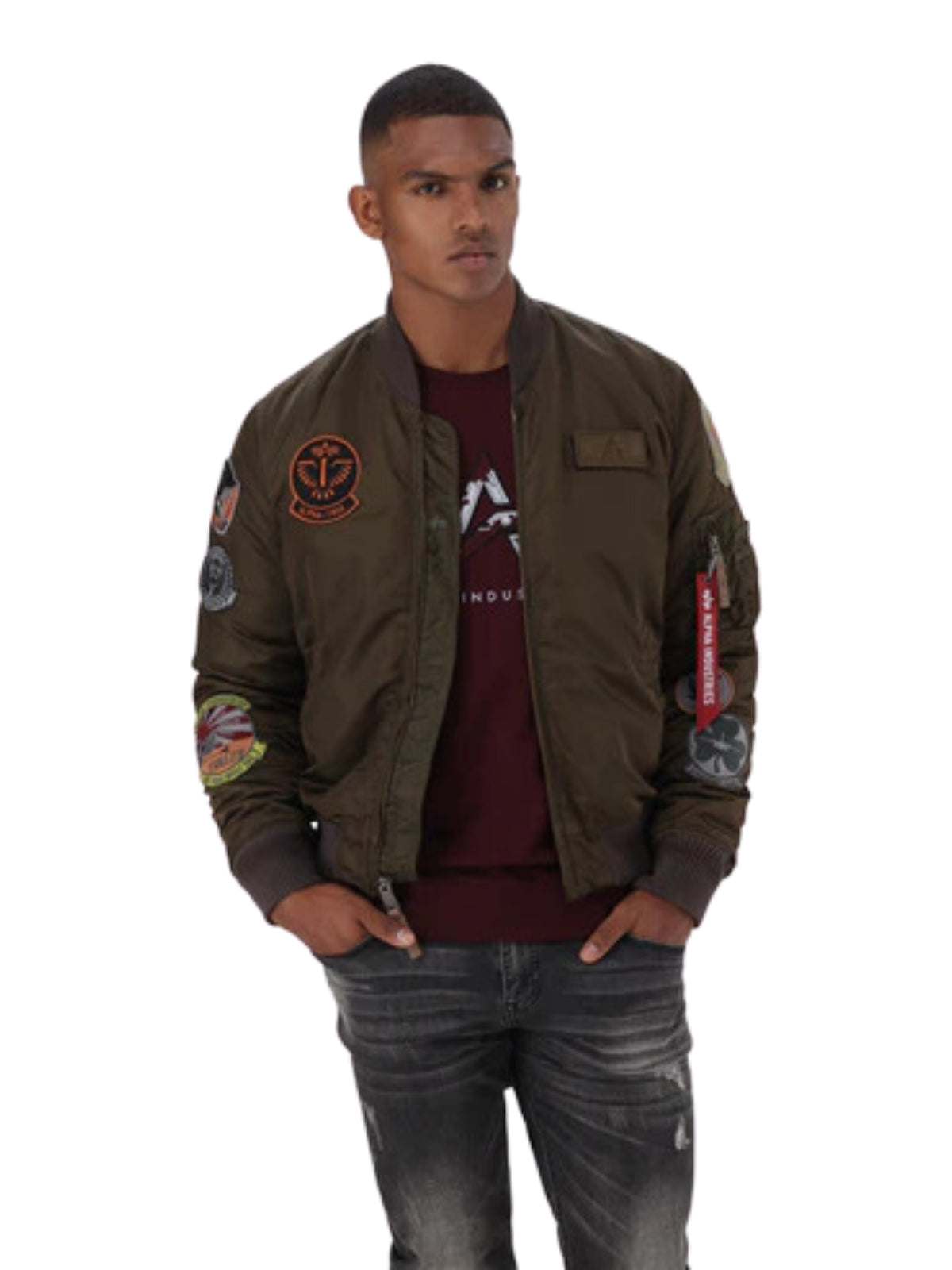 Alpha Jacket Ma-1 Pilot Brown – Colt 45