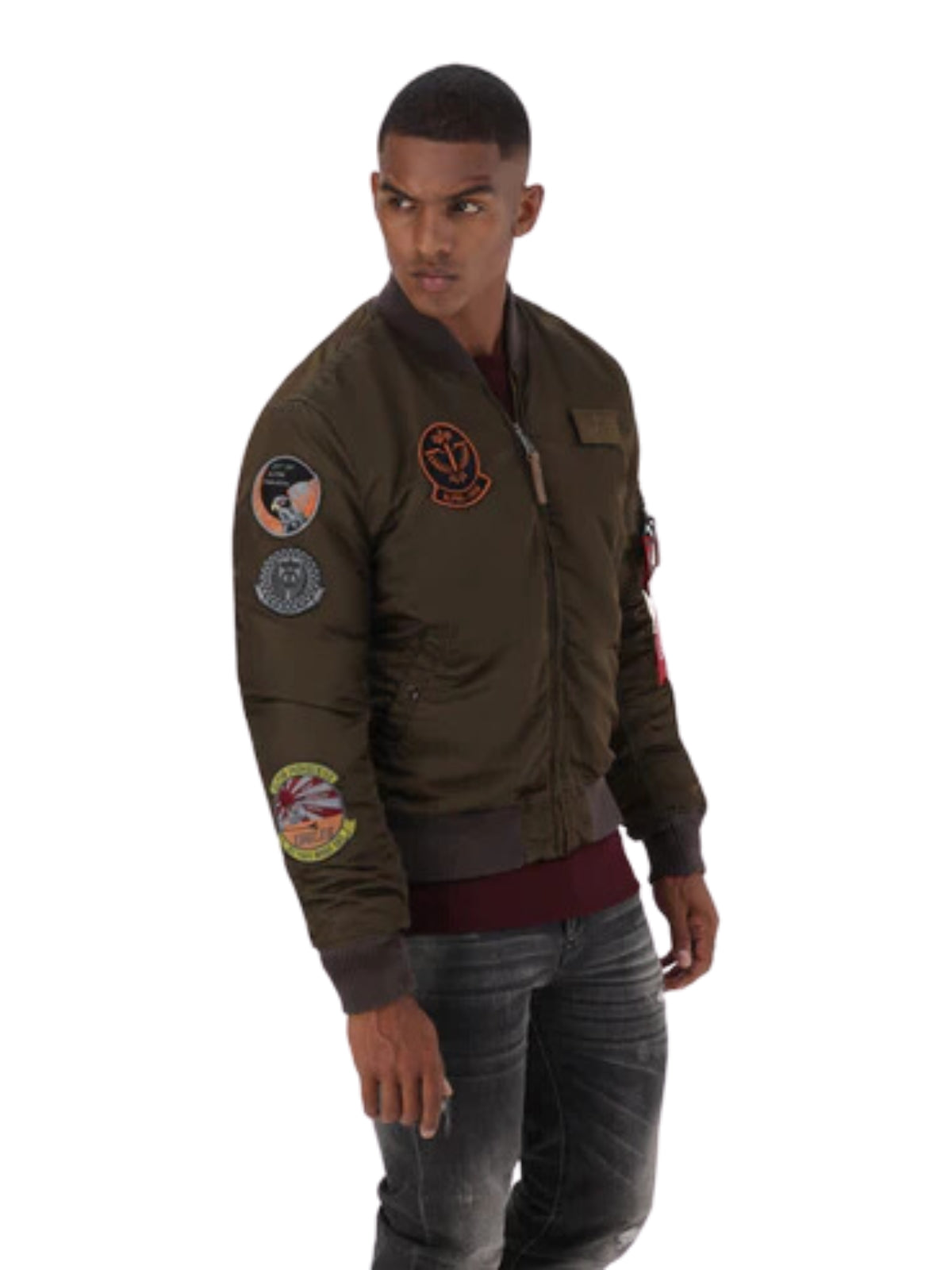 Alpha Jacket Ma-1 Pilot Brown – Colt 45